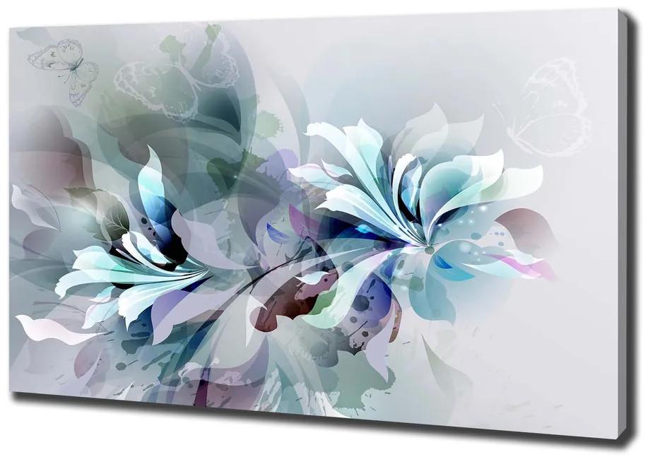 Wallmuralia Foto obraz na plátně Abstrakce květiny 100x70 cm
