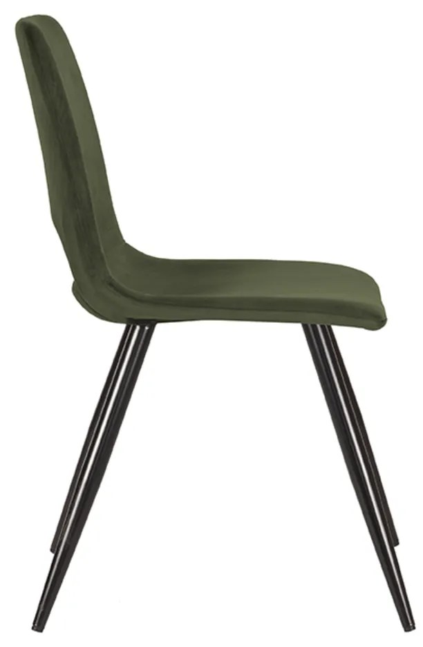 LABEL51 jídelní židle JOSH zelená Color: Army green UK-30.303
