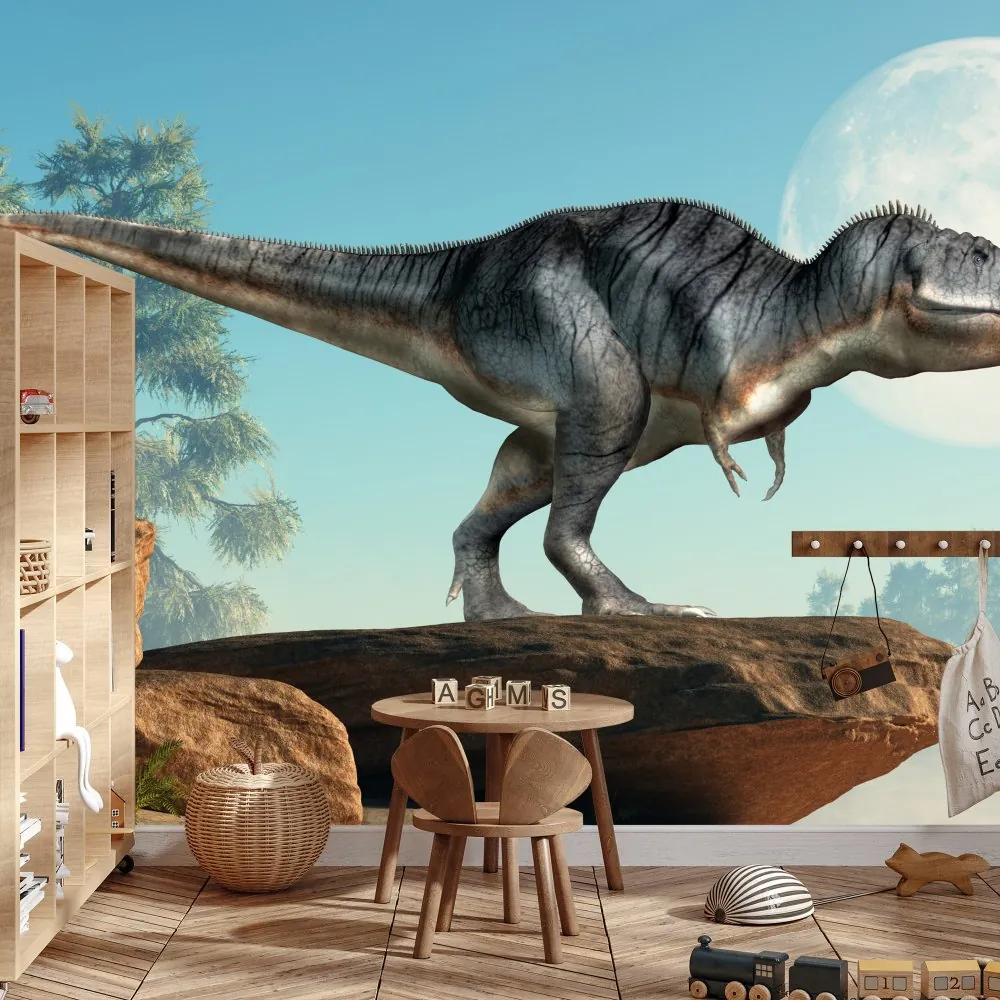 Fototapeta Dinosaurus Na Skalách Samolepící tapety 152.5x104