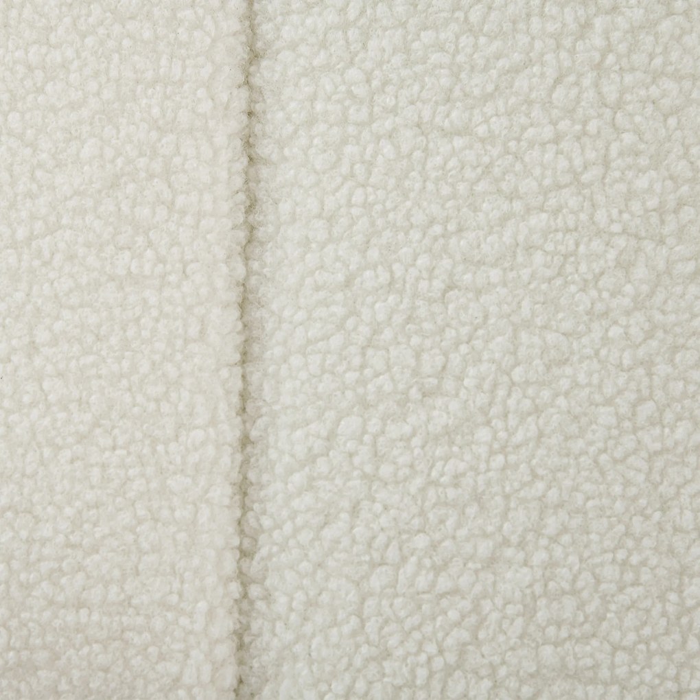 HOMCOM čalouněná lavice, postelová lavice s úložným prostorem, nosnost až 120 kg, 102x45x46 cm, krémově bílá