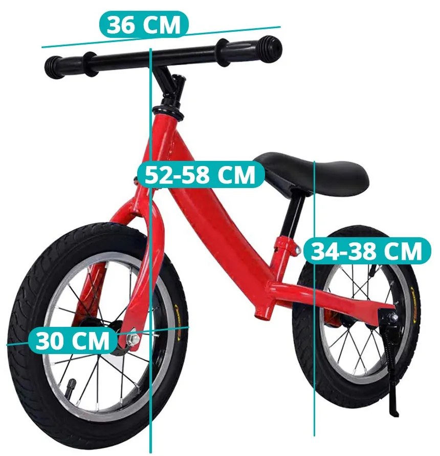 Cykloodrážadlo ve více barvách - červené