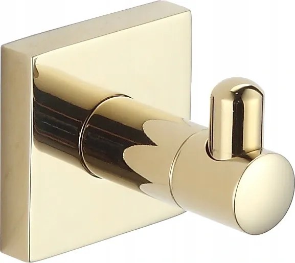 Mexen příslušenství, RUFO držák na ručníky, 1-háček, zlatá, 7050935-50