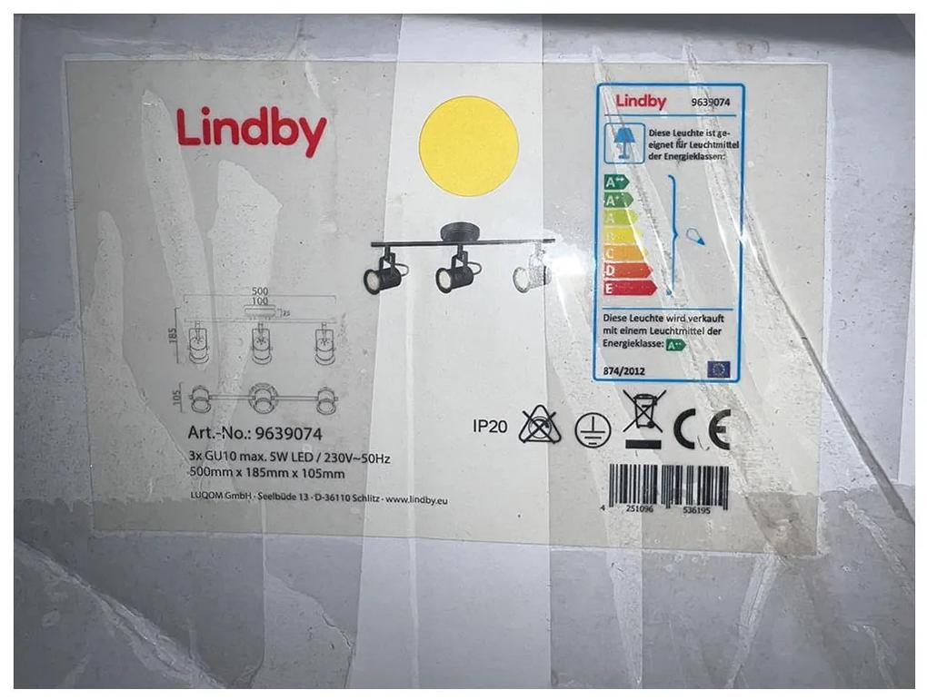 Lindby | Lindby - Bodové svítidlo CANSU 3xGU10/5W/230V | LW0318