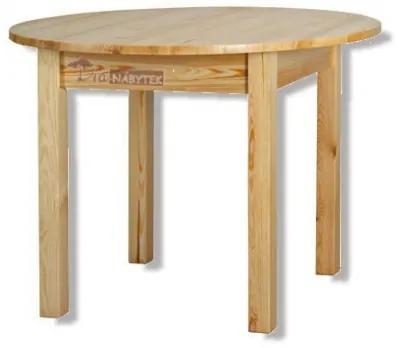 Via-nábytek Jídelní stůl SL kulatý Povrchová úprava: Moření odstín dub Průměr: 60 cm