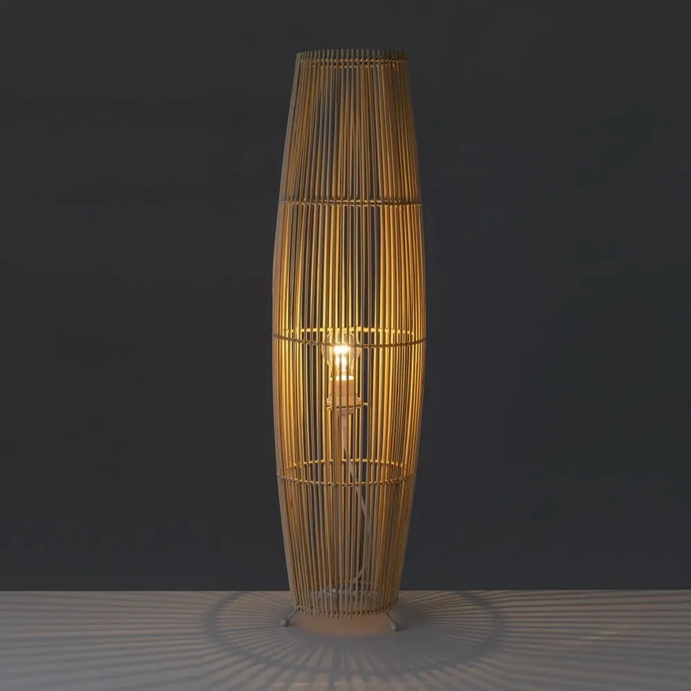 Stojací lampa v přírodní barvě s bambusovým stínidlem (výška 88 cm) Natural Way – Casa Selección
