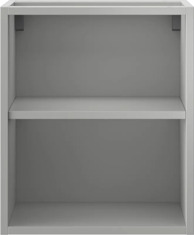 Mexen Box-A, otevřená skříňka s policí 40 cm, šedá matná, 91AX2-0400-470-0-62