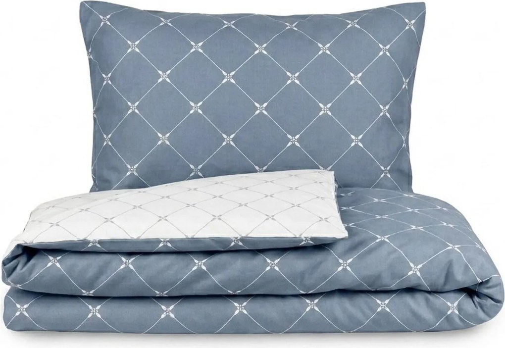 Bavlněné povlečení renforcé Safír modrý - 1x 240/200, 2x 70/90cm