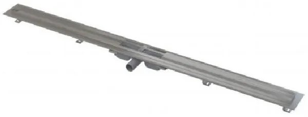 Alca - Sprchový žlab Low 145 cm, s okrajem pro perforovaný rošt, nerez APZ101-1450