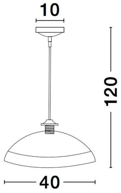 Nova Luce Závěsné svítidlo BENITO, E27 1x12W Barva: Zlatá