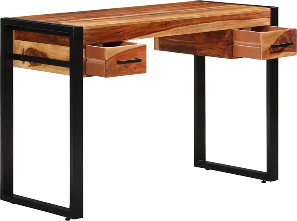 Psací stůl se 2 zásuvkami 110 x 50 x 77 cm masivní akácie 247401