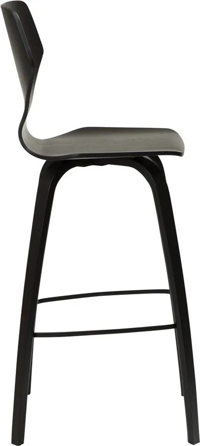 Černá barová židle (výška sedáku 75 cm) S.I.T – DAN-FORM Denmark