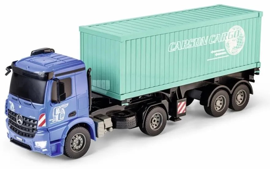 Rc auto carson rc kamion mercedes-benz arocs s kontejnerem 1:20 rtr sada