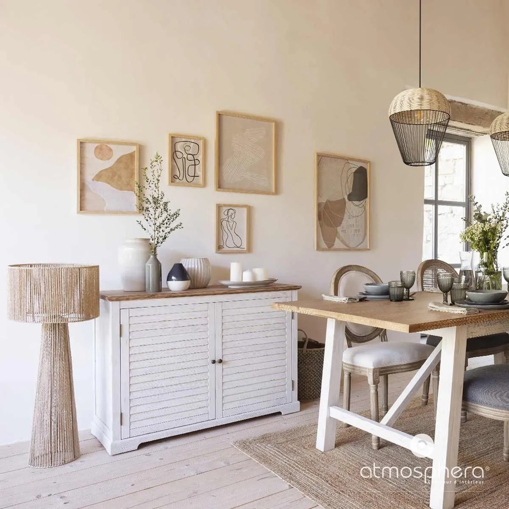Stojací lampa boho ADRIA, výš, 97 cm