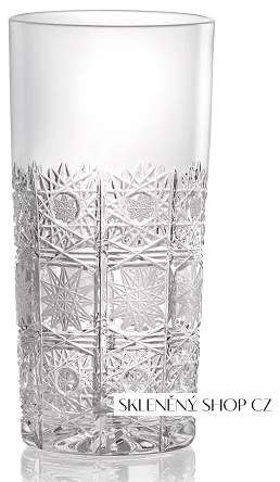 Aurum Crystal Broušené sklenice 350 ml, 6 ks