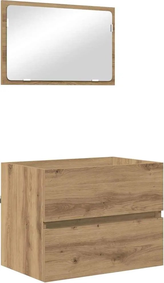 Sada koupelnového nábytku 3 ks Artisanový dub 61 x 39 x 45 cm 3393503