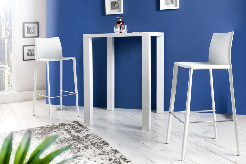 Designová barová židle Neapol White