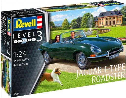 Revell ModelKit auto 07687 - Jaguar E-Type Roadster (1:24)