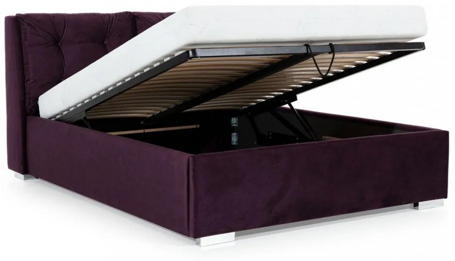 Elegantní čalouněná postel IBIZA 200x200 cm Monolith 1