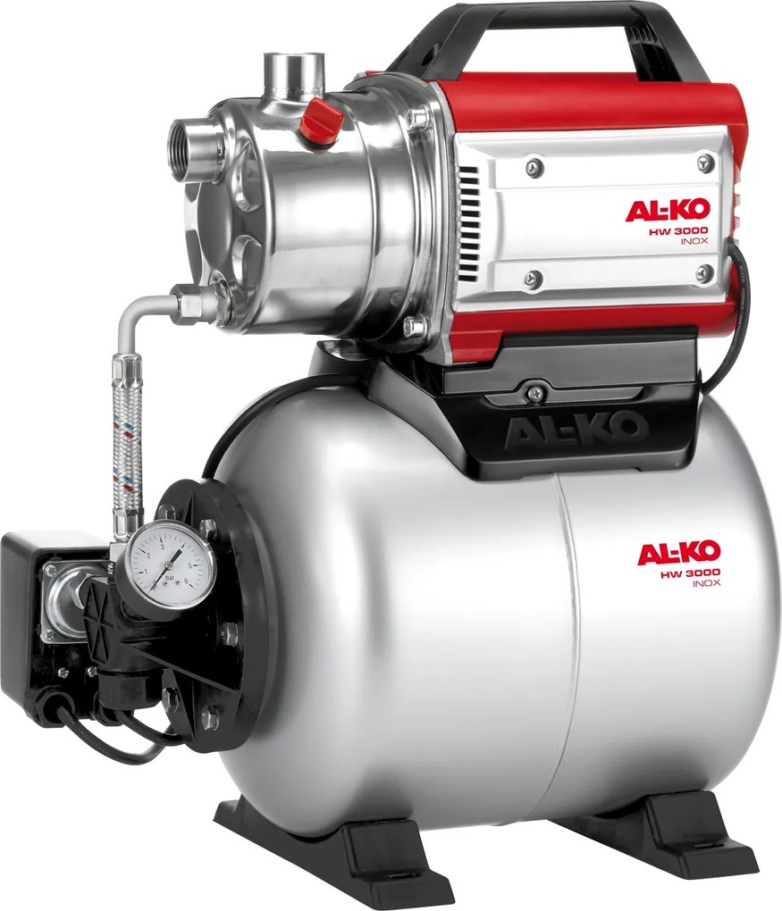 AL-KO HW 3000 Inox Classic – Domácí vodárna s nádobou 17 l, výtlak 35 m, 650 W, 230 V (112846) – Servis ČR