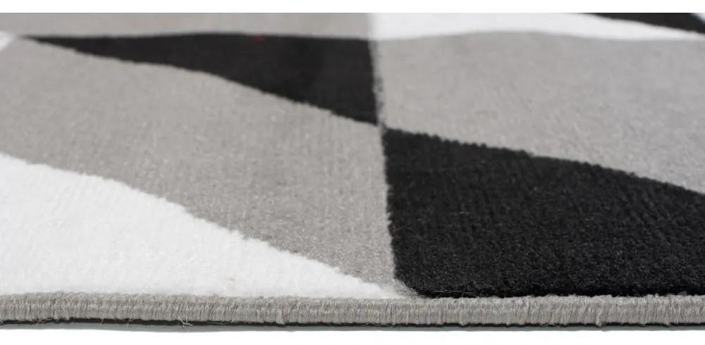 Kusový koberec PP Lester šedočervený 200x300cm