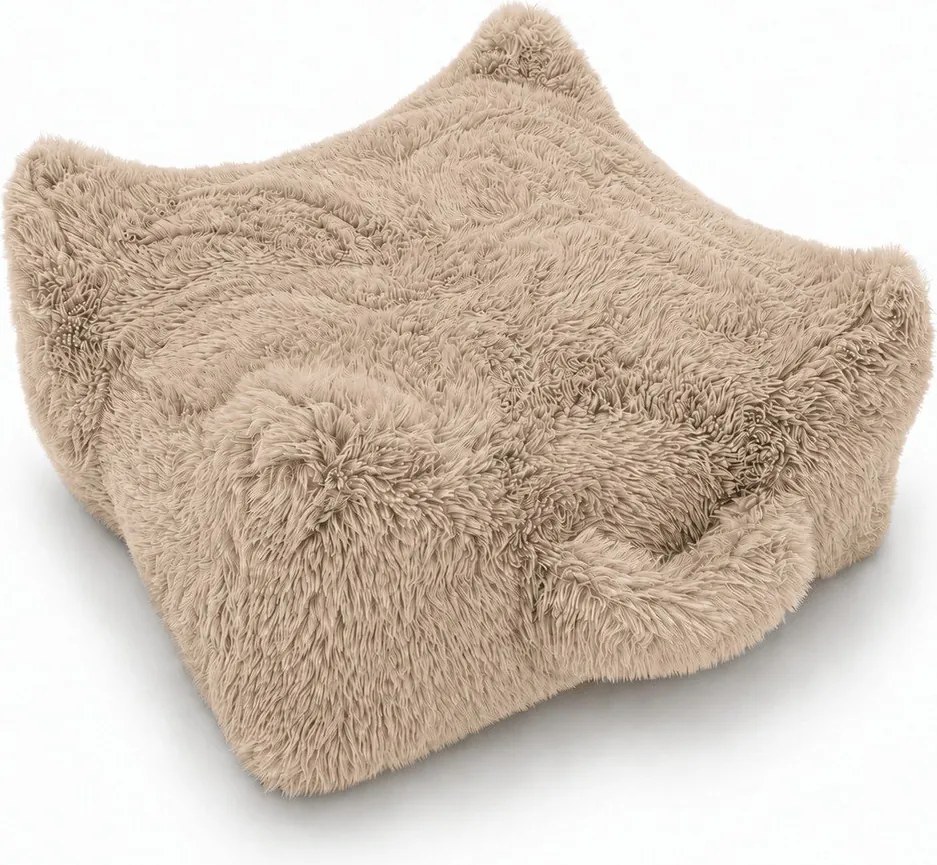 Dětský sedací vak ve světle přírodní barvě Mammoth – Meowbaby