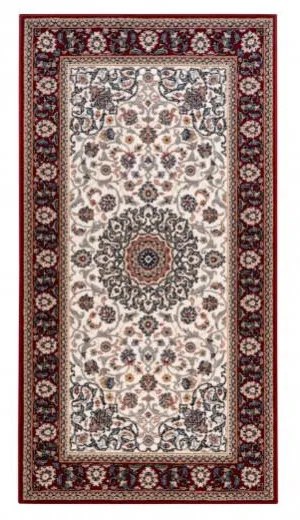 Vlněný kusový koberec Hortens bordó 240x340cm