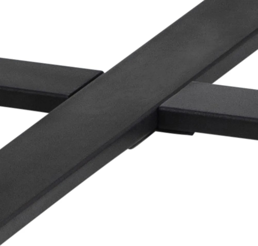 ACTONA Kulatý jídelní stůl AMBLE černý ⌀110 cm