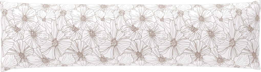 Livarno® Potah na polštář z jemného flanelu, 40 x 145 cm (béžová)