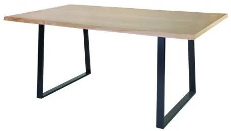 STIMA Jídelní stůl PLUTO - (d/š/v) 200 x 90 x 76 cm - nerezová podnož