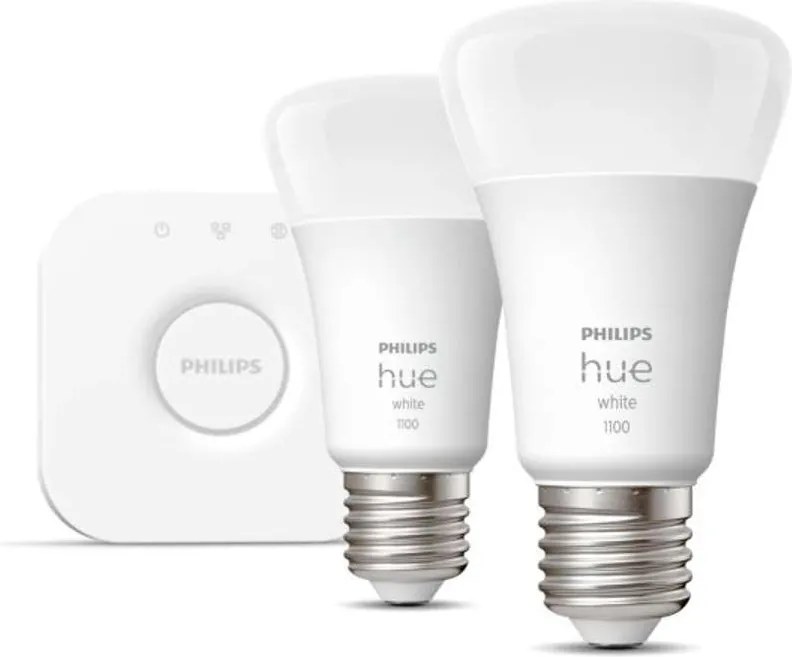 Philips Hue - Chytrá sada se 2 žárovkami a můstkem Bridge 929002469201
