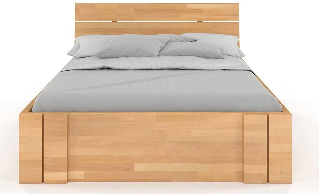 Buková postel s úložným prostorem - Arhus Drawers   ,  180x200 cm