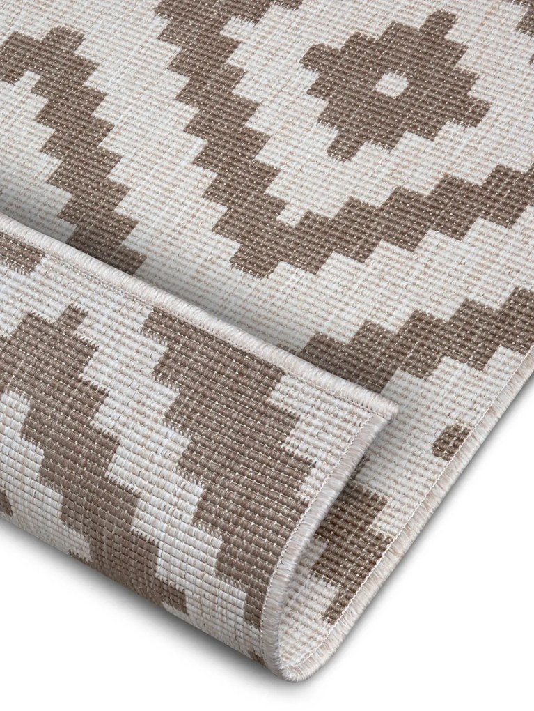 NORTHRUGS - Hanse Home koberce Kusový koberec Twin-Wendeteppiche 105460 Linen – na ven i na doma - 80x150 cm