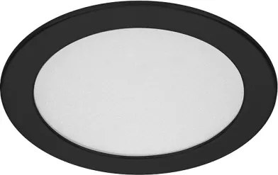LED podhledové svítidlo Panlux DOWNLIGHT CCT ROUND IP44 6W černá PN22400009