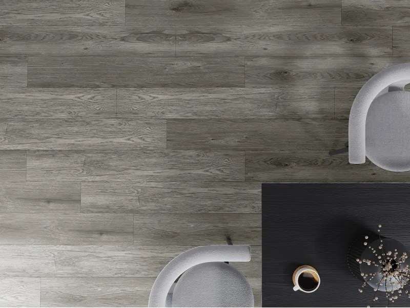 Mexen Claremont vzorek vinylových panelů SPC 6,5 mm, podklad IXPE 1,5 mm, 4 V-drážka, Dub - F1039-S