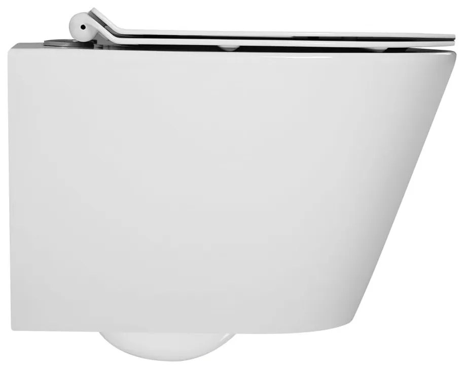 Aplomo Palermo White WC závěsné se sedátkem, rimless