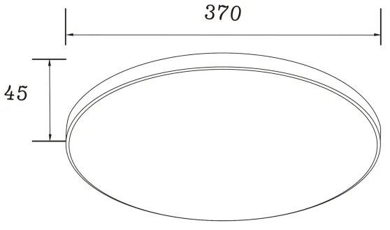 Zuma Line WM-C7300-S-G - LED Stropní svítidlo VERI LED/32W/230V pr. 37 cm zlatá