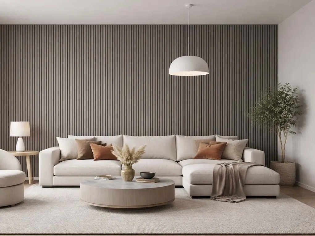 Akustický panel LEGI Home 240 × 60 cm, šedá
