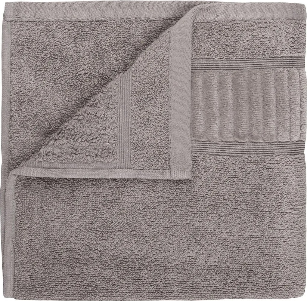 Gözze ručník, 50 x 100 cm, čistá bio bavlna, s bordurou a šňůrkovým poutkem, vysoká kvalita. (stříbrná)
