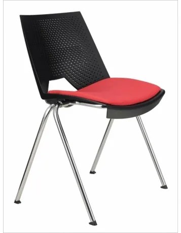 Antares Plastová židle 2130 TC Strike bez područek GALERIE - Čalounění Antares EKO KŮŽE (SK, BO) / SKAI, BLOOM Barva plastu Antares černá