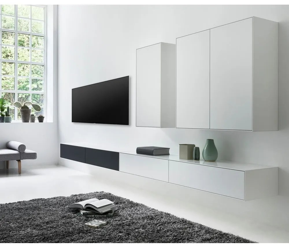 Černo-bílá sestava TV stolku a 2 komod Edge by Hammel - Hammel Furniture