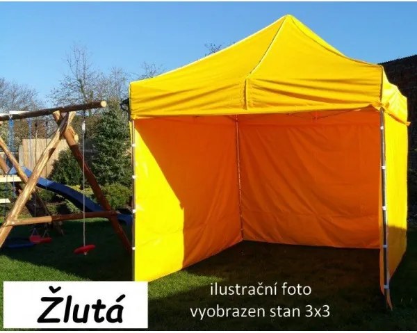 Zahradní párty stan PROFI STEEL 3 x 6 - žlutá Tradgard JL57122