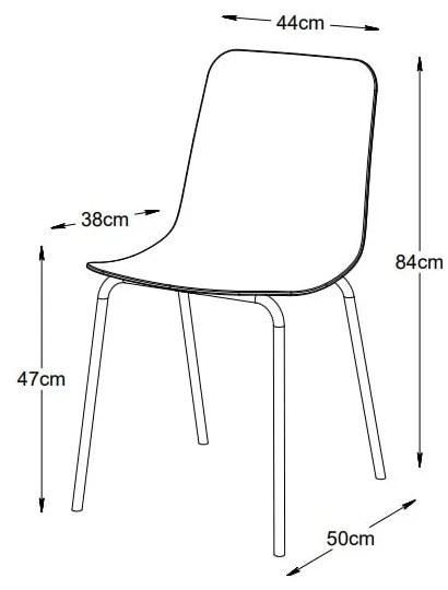 Tyrkysová plastová jídelní židle Whitby – Unique Furniture