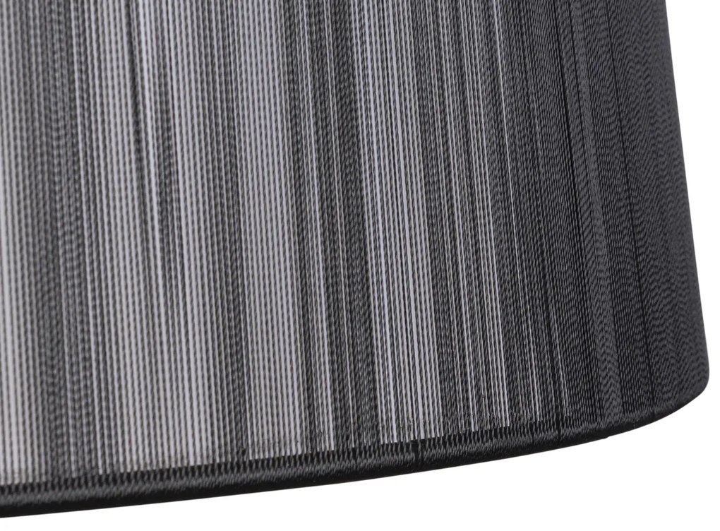 Černá stojací lampa Gillenia pro žárovku E27  - Candellux