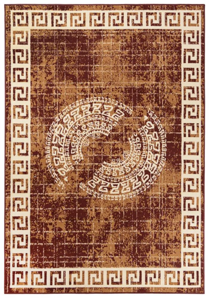 Kusový koberec PP Tripolis hnědý, Velikosti 80x150cm