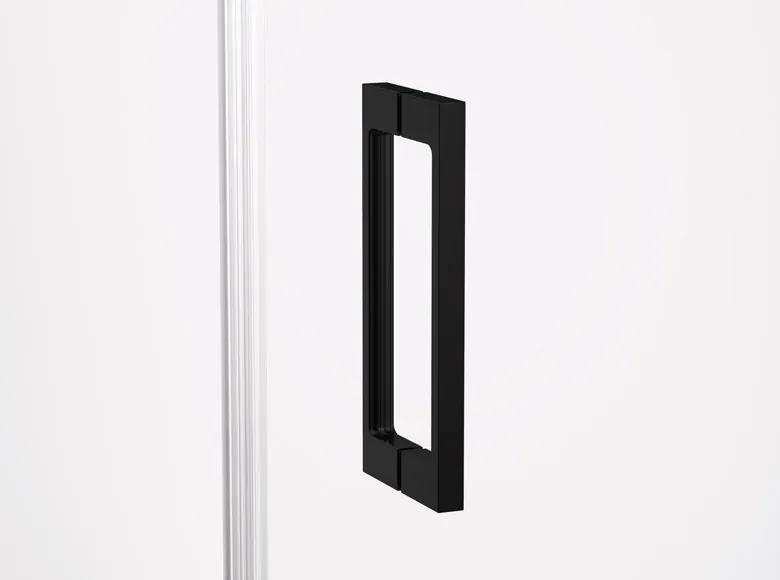 Sanswiss TOP-LINE TLSP jednokřídlé sprchové dveře 90 cm TLSP0900607 Šířka: 900 mm, Profil: Černá matná, Sklo: Hladké čiré