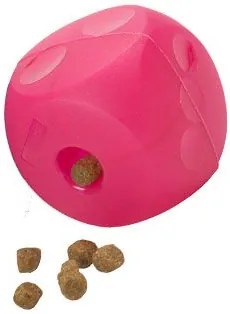 KRUUSE Hračka pes BUSTER Soft Cube purpurová 12cm