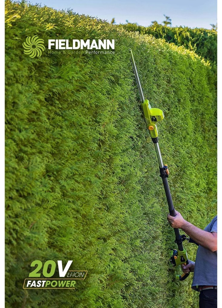 Fieldmann FZN 70405-0 20 V teleskopické plotové nůžky