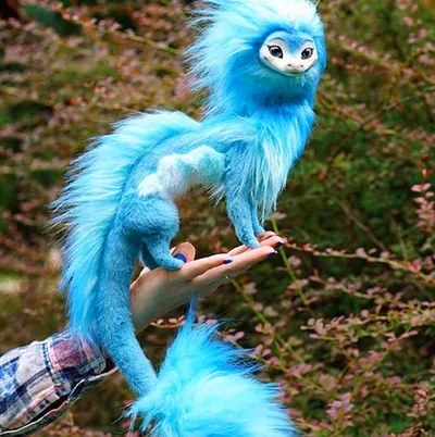 50 cm dlouhý plyšový drak z pohádky Raya a poslední drak Sisu dragon SKLAD Barva: modrý