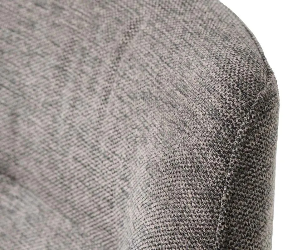 Designová otočná židle Talaith šedá