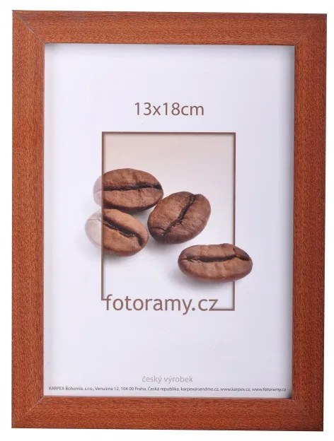 MDF fotorámeček DR01L 30x40 brown KARPEX